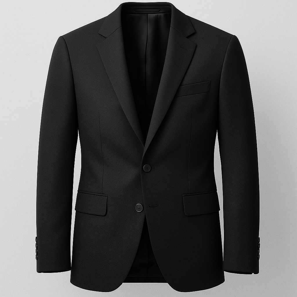 Classic Polyester Suit Blazer