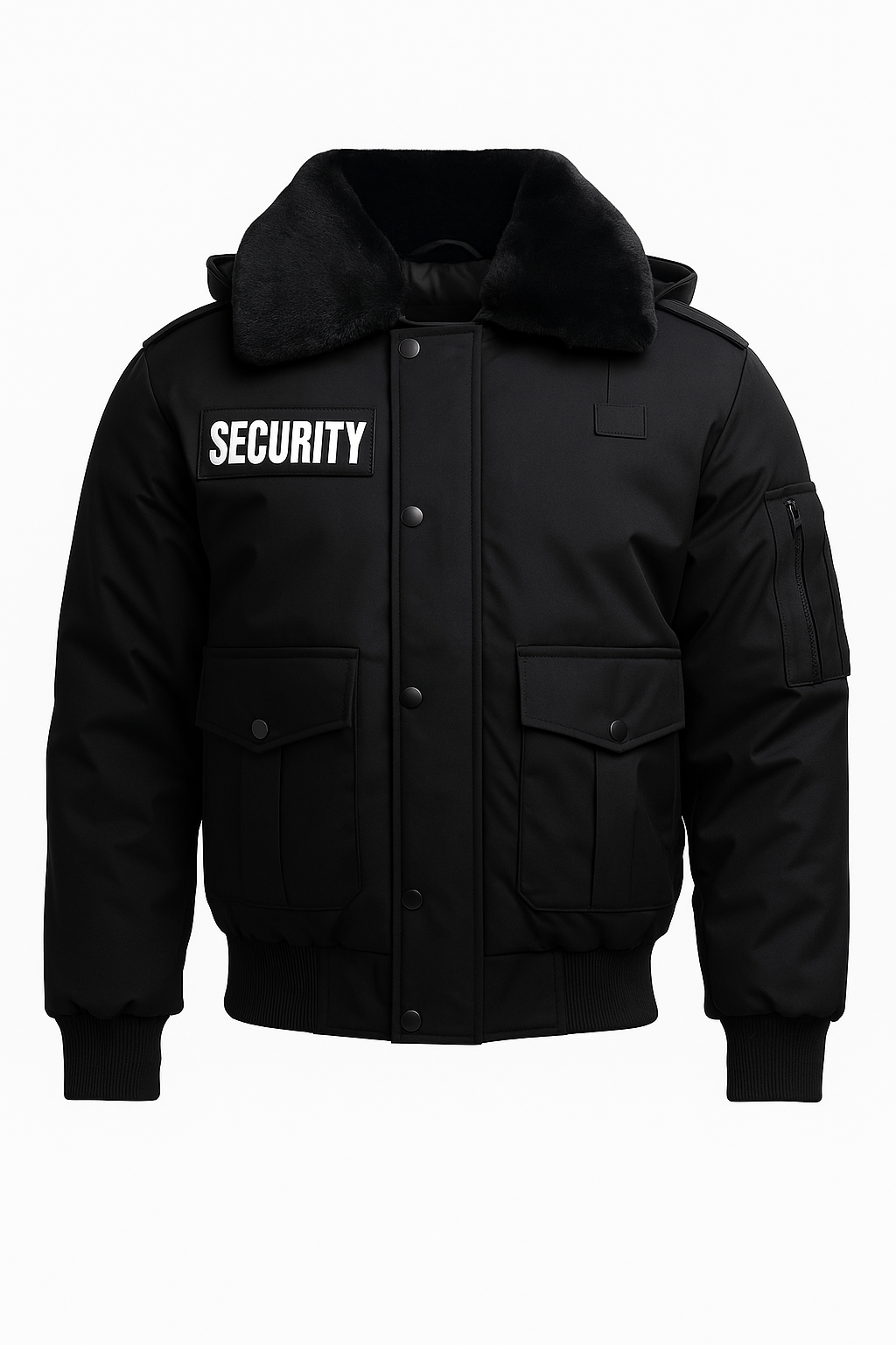 All Season Deluxe Bomber Jacket with White Reflective Security ID